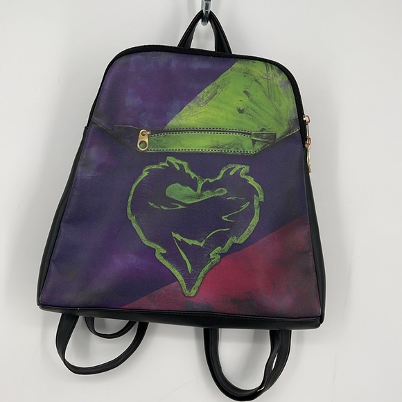 Disney | Accessories | Disney Descendants 3 Mal Zippered Small Backpack ...